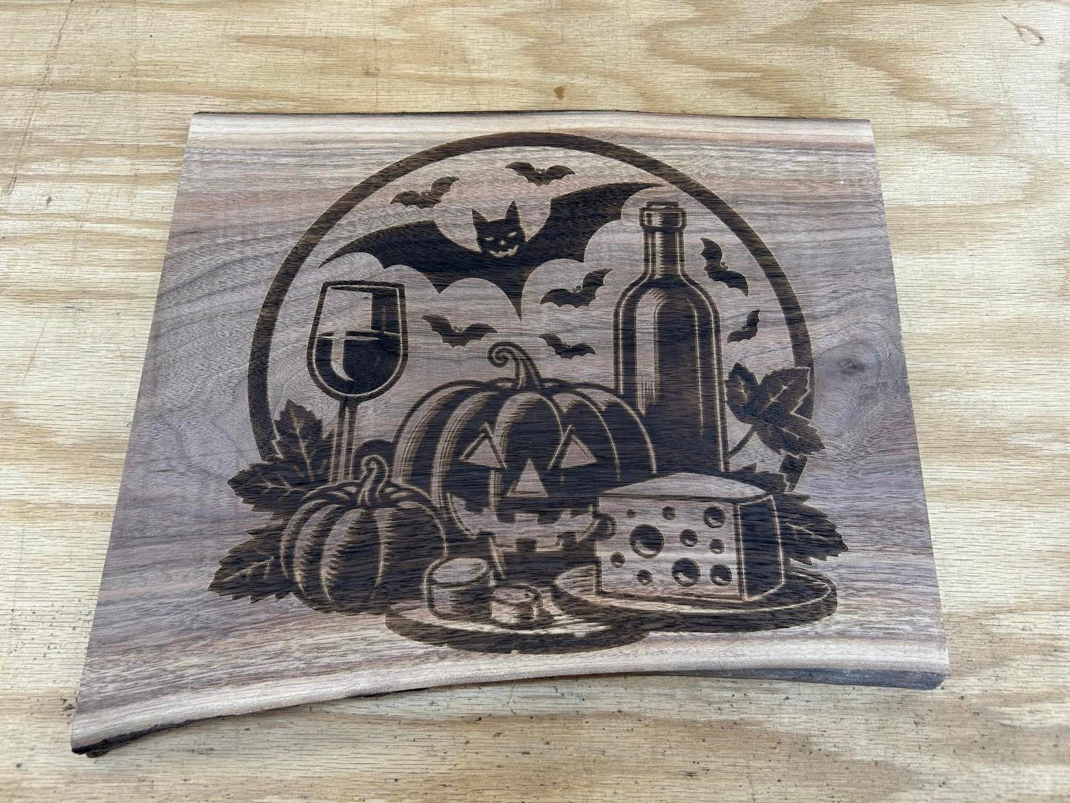 Fall Black Walnut Charcuterie board – DP Woodworks