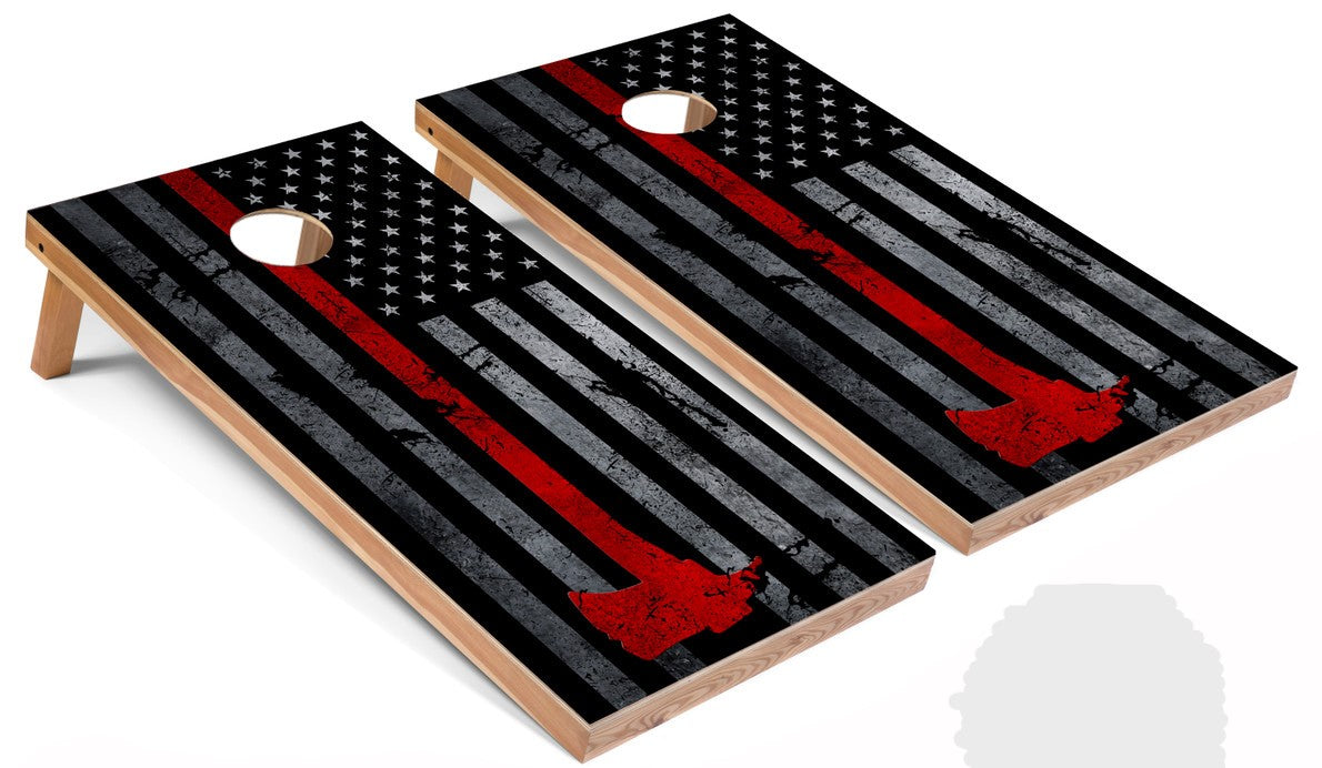 Red line axe flag set – DP Woodworks