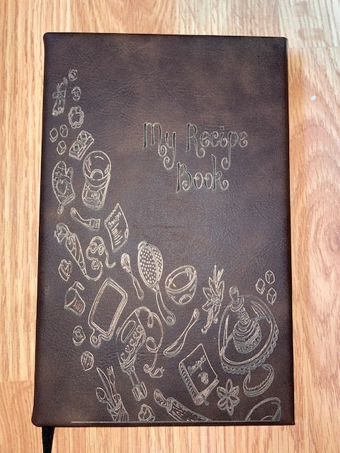 Leatherette Recipe Journal – DP Woodworks